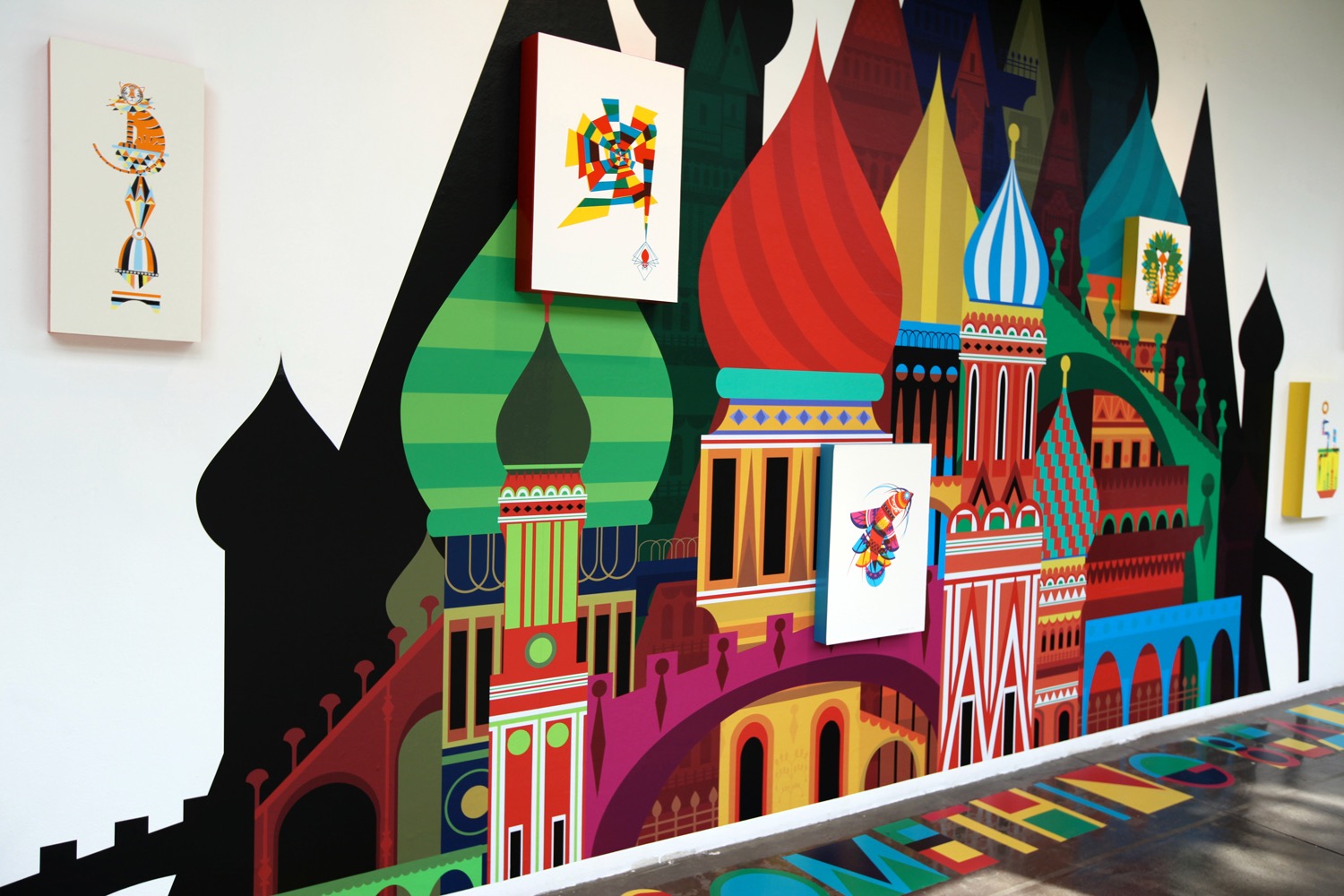 Illustrators Patrick Hruby Installations | Friend & Johnson Artist Reps