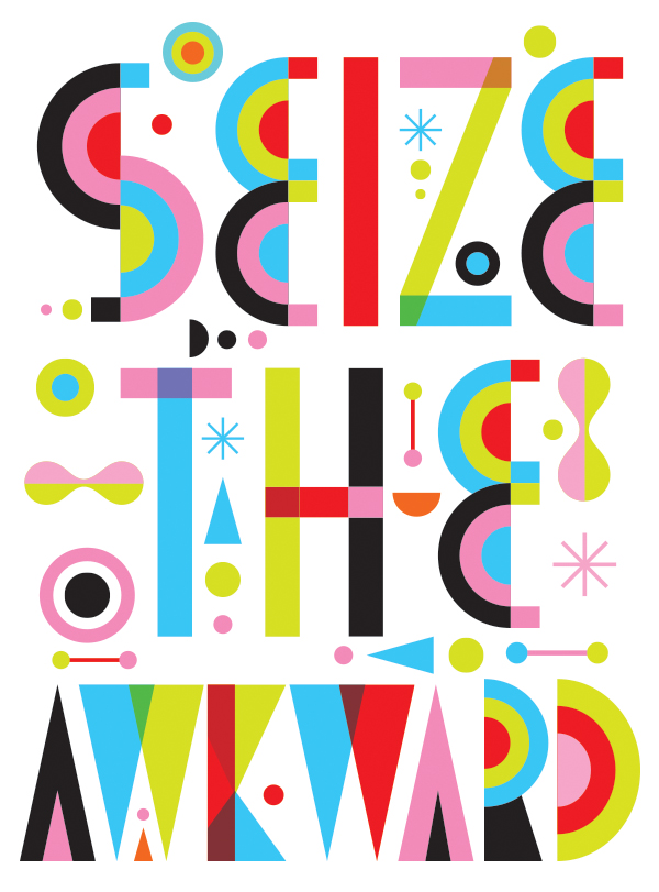 Typography by Patrick Hruby | Friend and Johnson Artist Representative